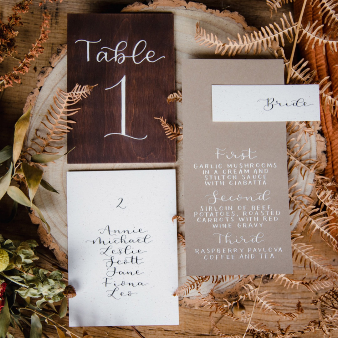 Clare Warren Calligraphy - The Event Company EA Ltd